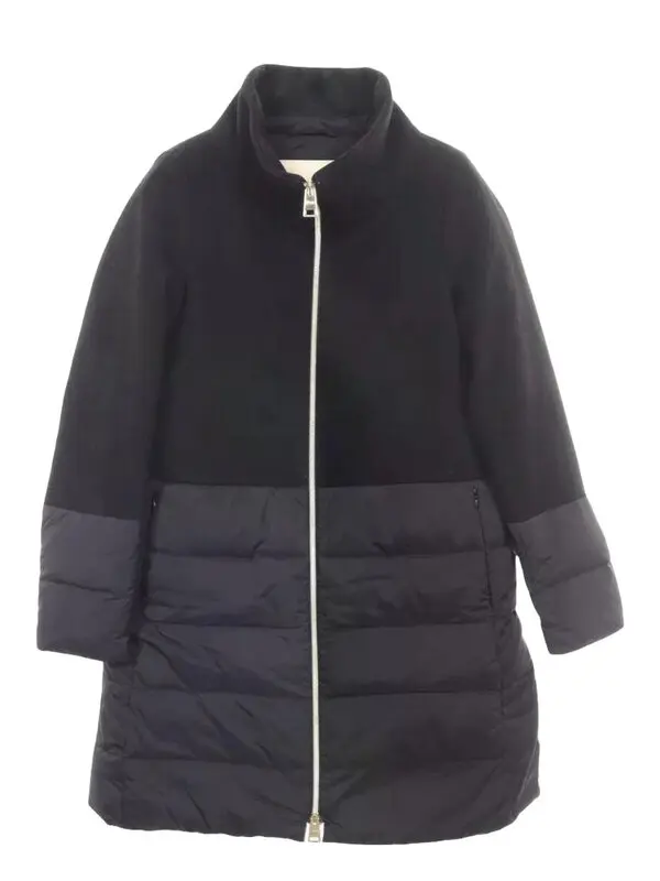 Herno 2010s Color-block Down Coat - Black