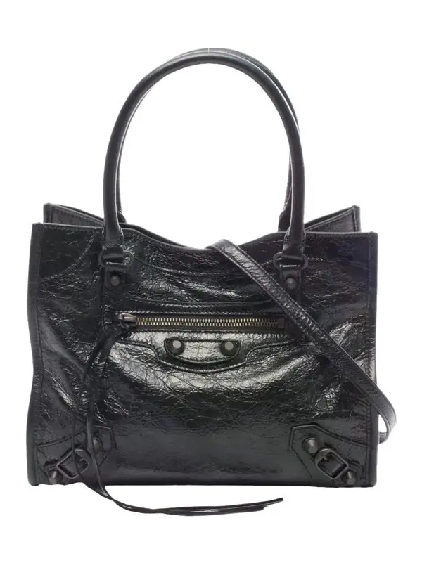 Balenciaga 2020s Mini Le City Handbag - Black