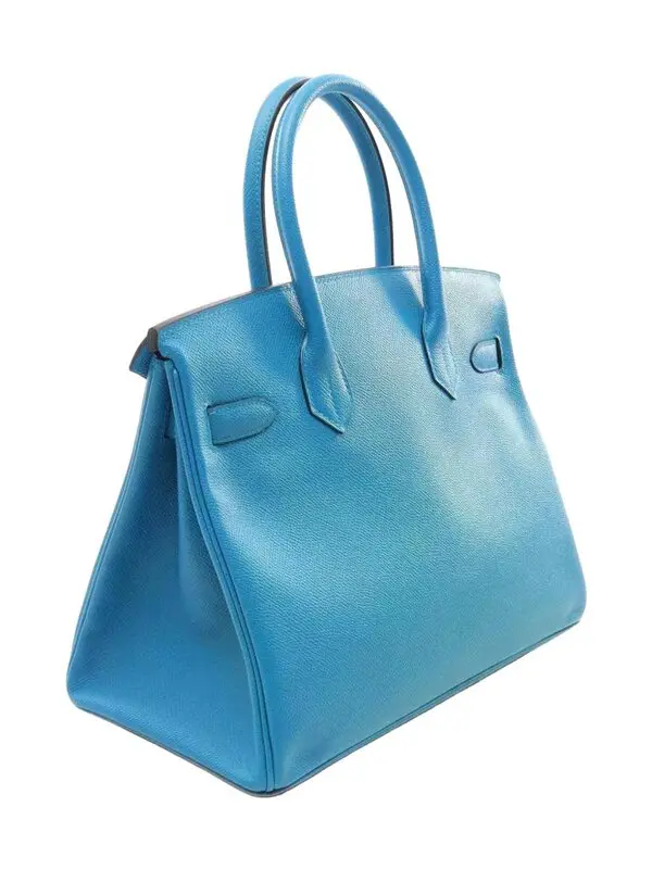 Hermès 2017 Birkin 30 Epsom Handbag - Blue
