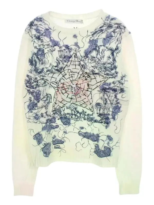 Dior 2010s Around The World Sweater - Neutrals