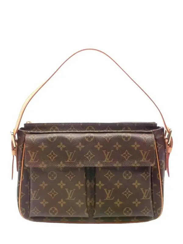 LOUIS VUITTON 2004 Gm Vivacite Monogram Shoulder Bag - Brown