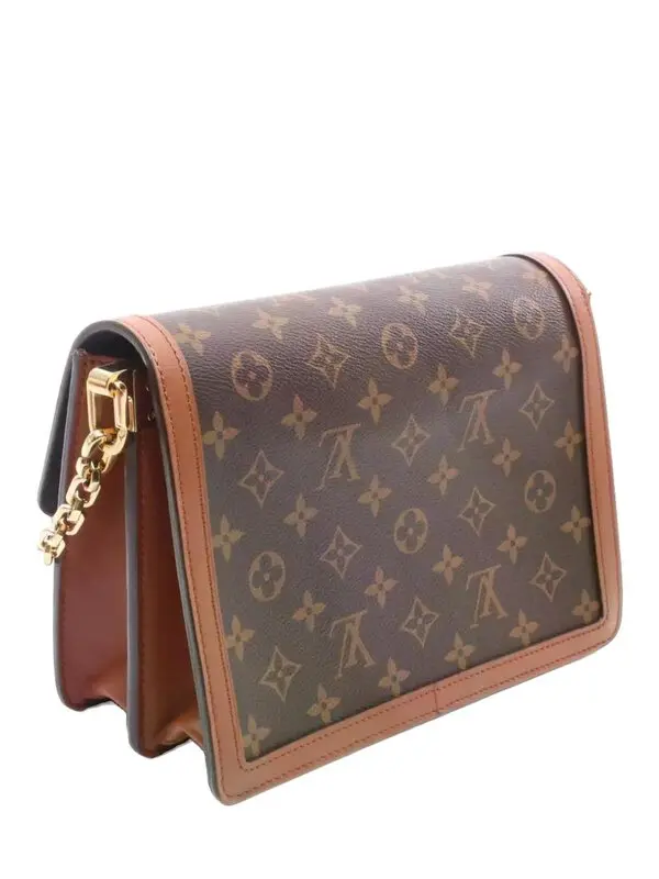 LOUIS VUITTON 2021s Mm Dauphine Shoulder Bag - Brown