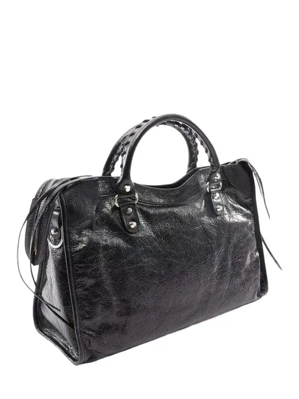 Balenciaga 2020s Medium Le City Two-way Handbag - Black