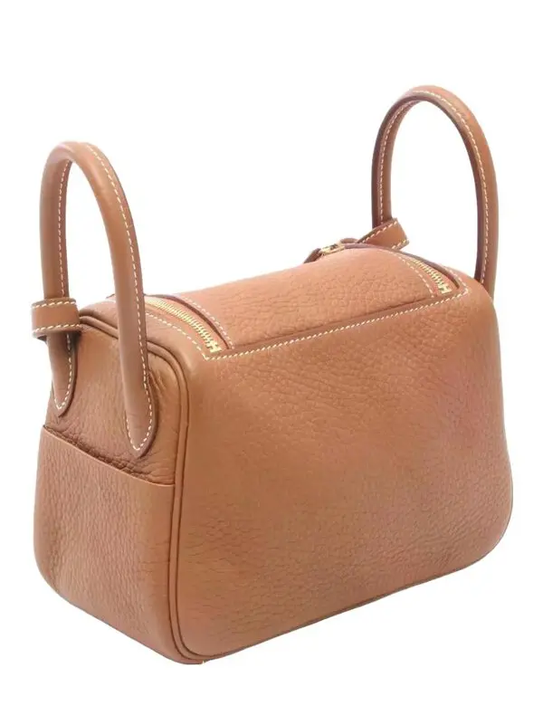 Hermès Lindy Clemence Mini Tote Bag - Brown