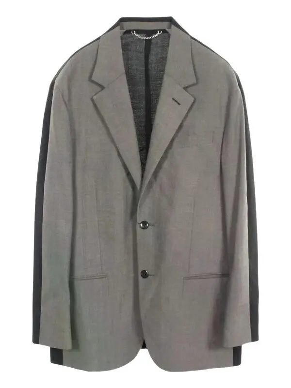 LOUIS VUITTON 2020s Colour-block Tailored Jacket - Grey