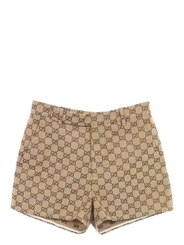 Gucci 2010s Gg-pattern Shorts - Neutrals