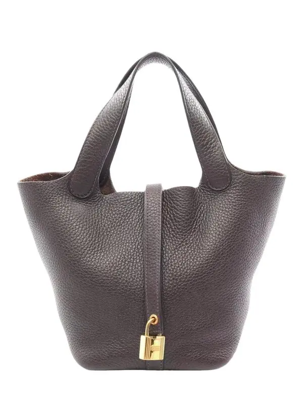 Hermès 2021 Pm Picotin Lock Tote Bag - Brown