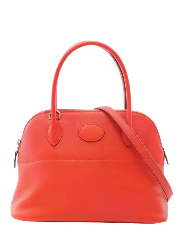 Hermès 2016 27 Bolide Leather Handbag - Red