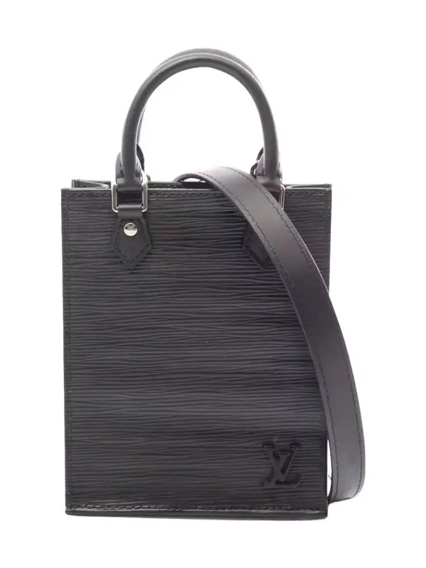 LOUIS VUITTON 2020 Petit Sac Plat Handbag - Black