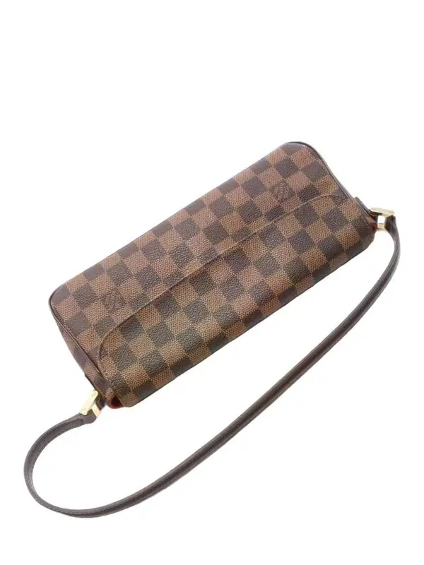 LOUIS VUITTON 2002 Damier Ebene Recoleta Handbag - Brown