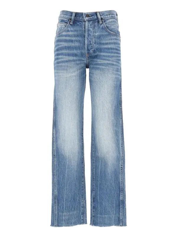 TOM FORD Straight Leg 'melanie' Jeans - Blue