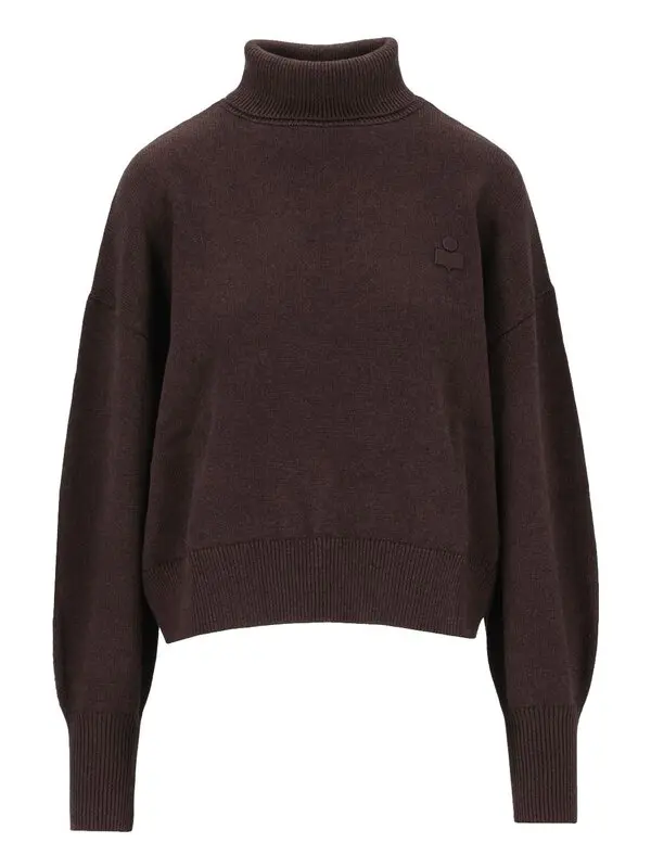 Isabel Marant Étoile Marant Nasha-gz Turtleneck Sweater - Brown