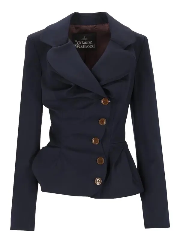 VIVIENNE WESTWOOD Drunken Tailored Jacket - Blue