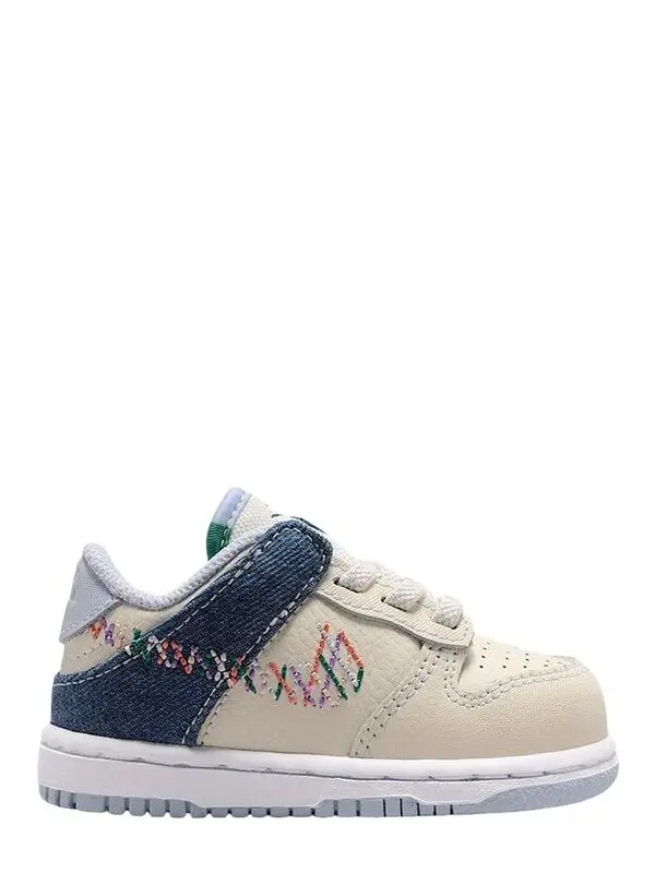 Nike Dunk Low Td 'soft Pearl Denim Midnight Navy Multi-color - Blue