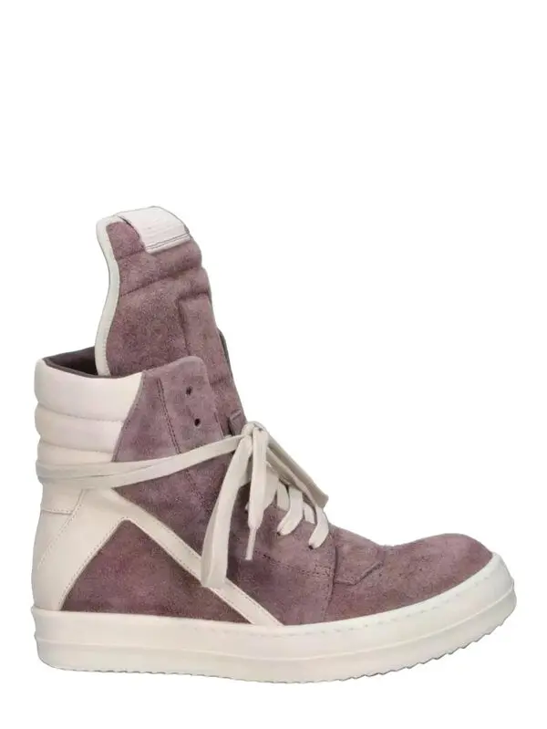 Rick Owens Geobasket High-top Sneakers - Pink