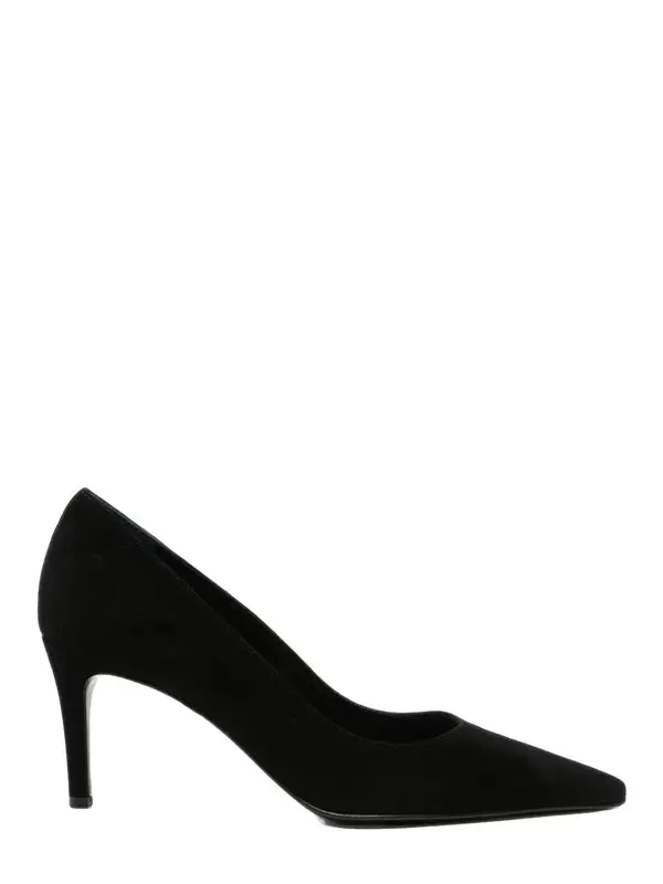 BALDININI Suede Pointed-toe Pumps - Black