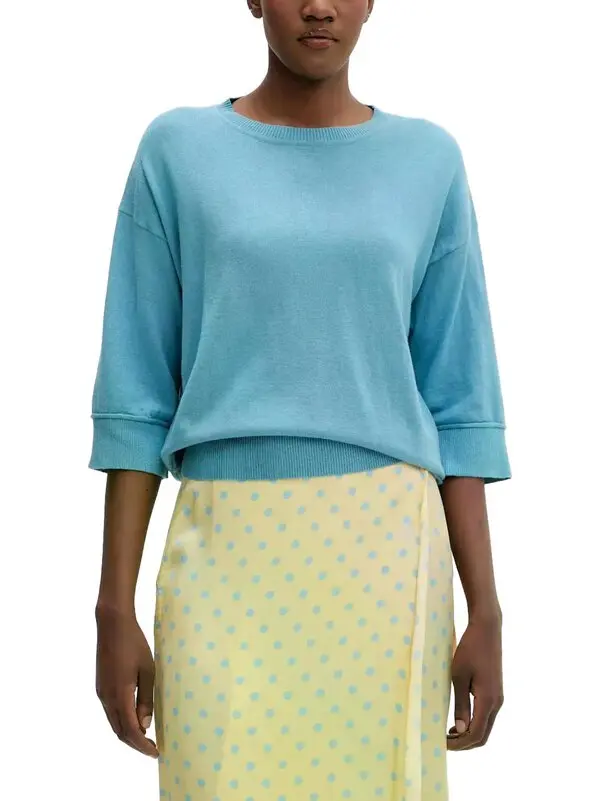 BENETTON Crew-neck Sweater - Blue