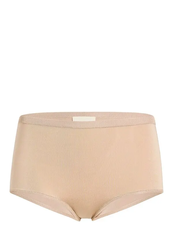 Khaite Geri Mid-rise Mini Shorts - Neutral