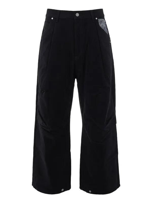 PDF Wide-leg Denim Jeans - L0153