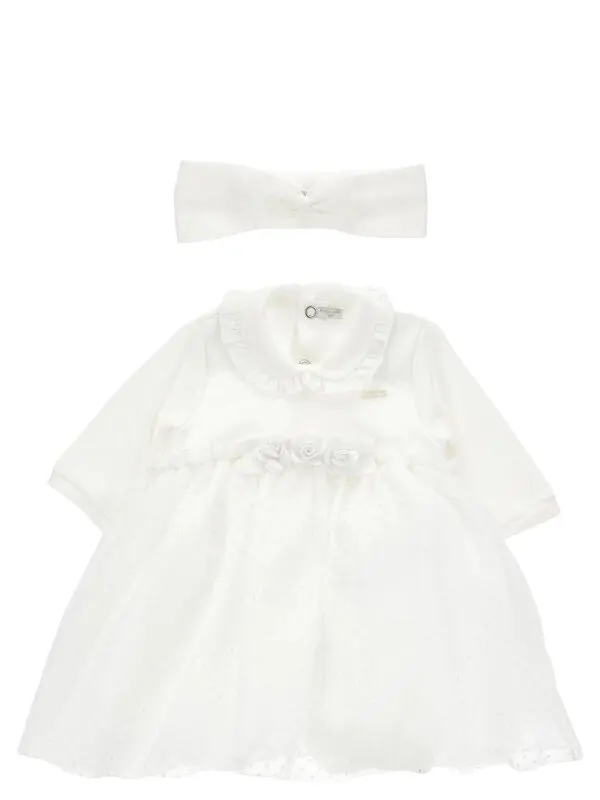 Monnalisa Mini Dress - Ivory