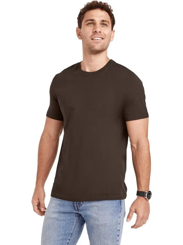 JOCKEY Made2fit Crew Neck T-shirt - Walnut