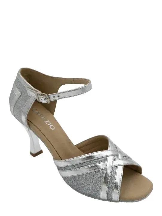 CAPEZIO Elisa 2.5 Inch Ballroom Shoe - Silver