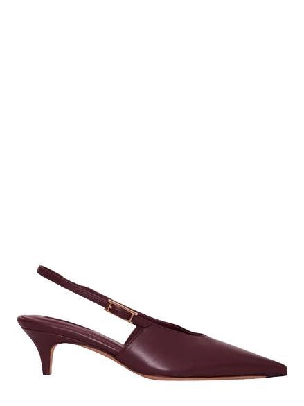 ANINE BING Nelly Slingback Buckle - Fig