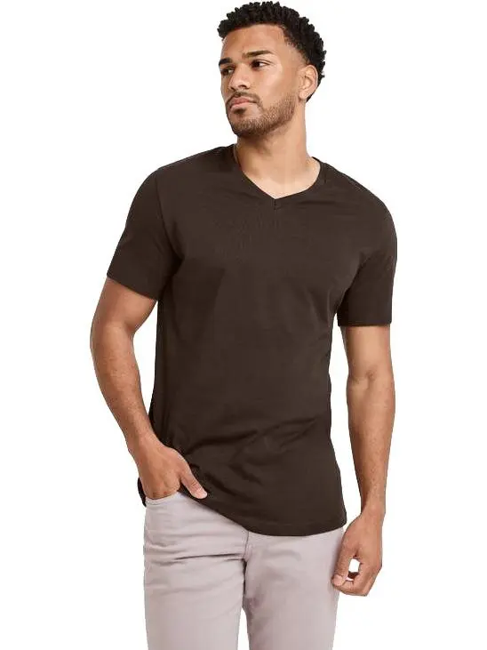 JOCKEY Made2fit V-neck T-shirt - Walnut