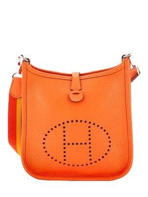 Hermès Evelyne Bag Gen Iii Clemence Tpm - Orange
