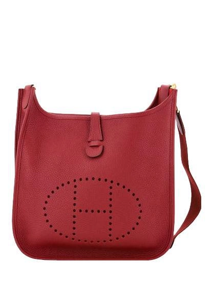 Hermès Evelyne Bag Gen Iii Clemence Pm - Red