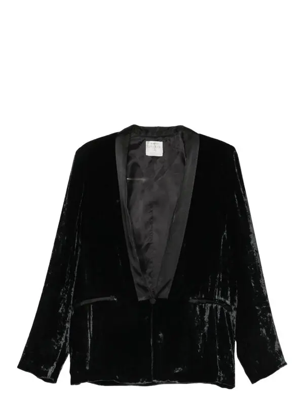 FORTE_FORTE Velvet Smoking Jacket - Multicolor
