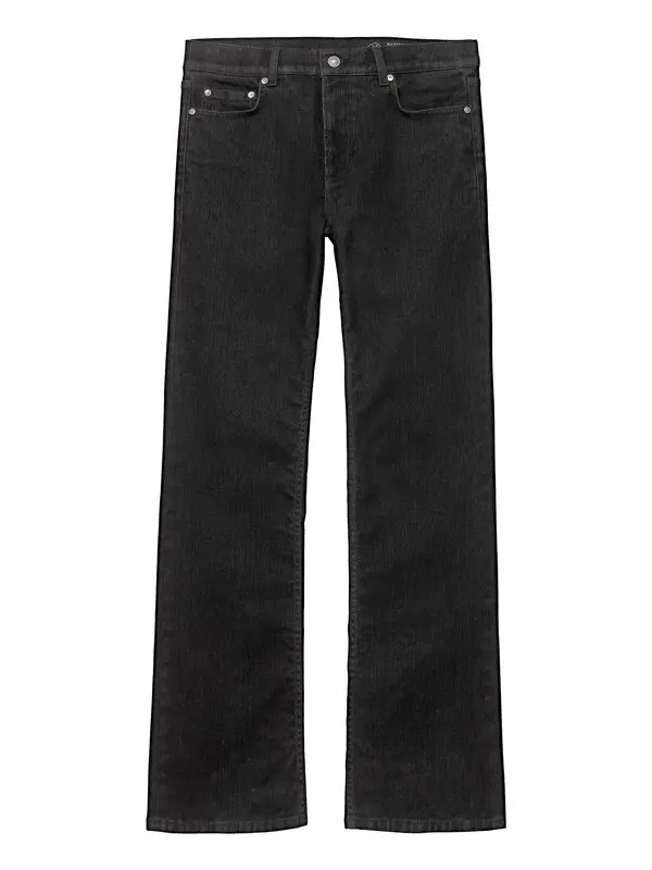 ALLSAINTS Eve Flocked Denim High-rise Bootcut Jeans - Flock