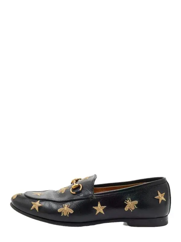 Gucci Jordaan Horsebit Loafers - Black