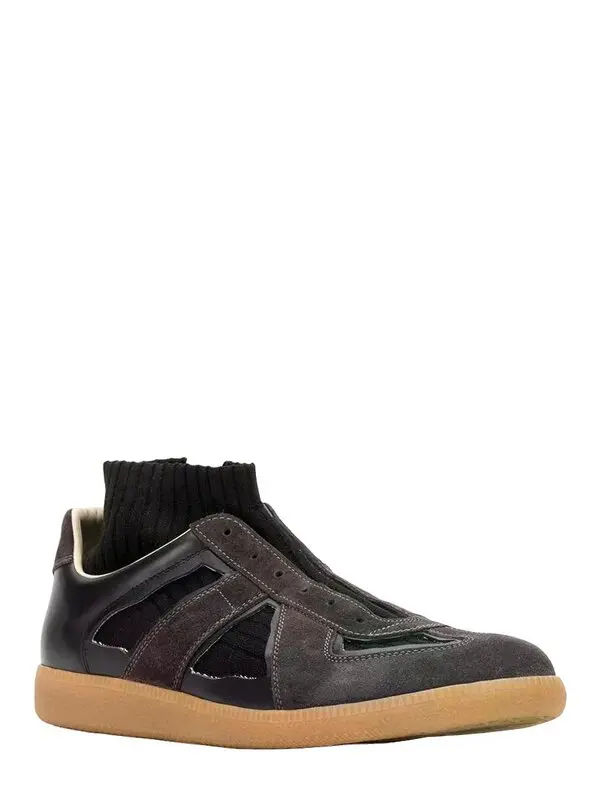MAISON MARGIELA Replica Hi-top Sock Sneakers - Black
