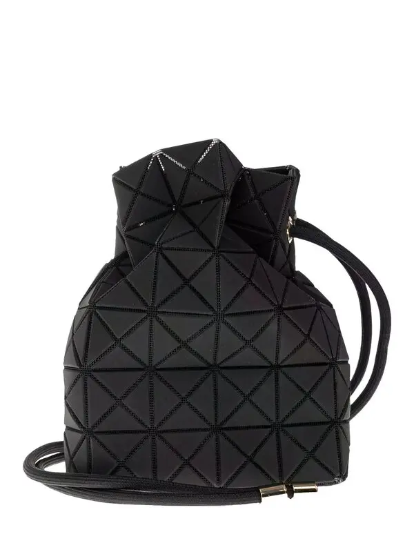 Issey Miyake Wring Clay Geometric-panel Bucket Bag - Black
