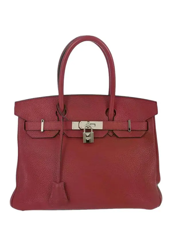 Hermès 2013 30 Birkin Handbag - Red