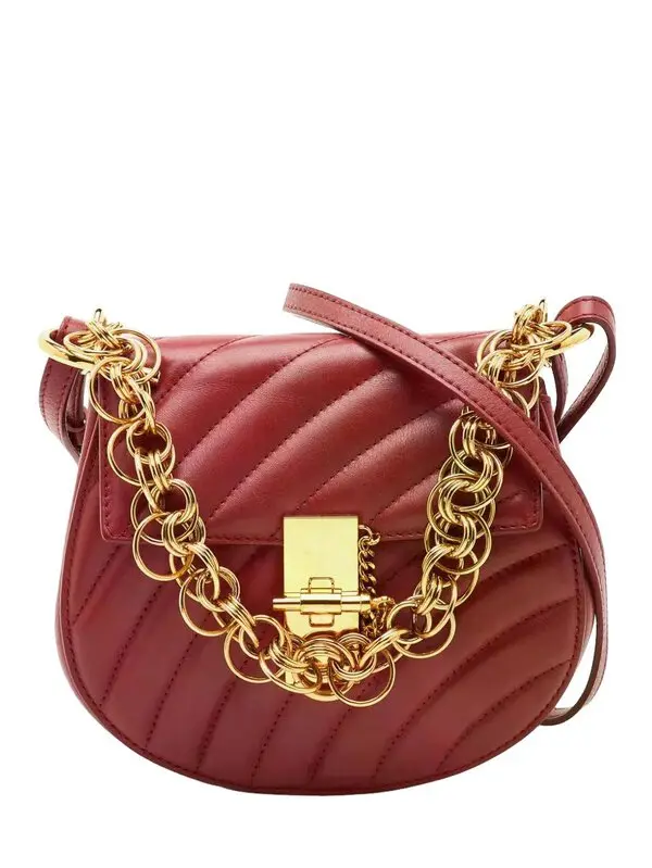 Chloé Mini Drew Bijou Shoulder Bag - Red