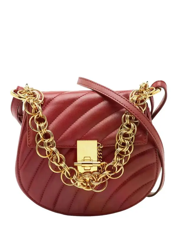 Chloé Mini Drew Bijou Shoulder Bag - Red