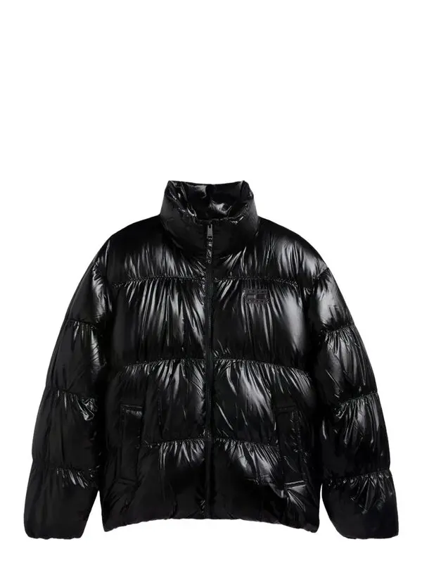 Tommy Hilfiger Quilted High-neck Jacket - Black