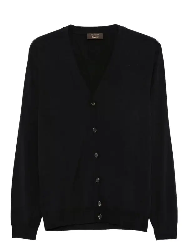 ZANONE Button-up Cardigan - Black