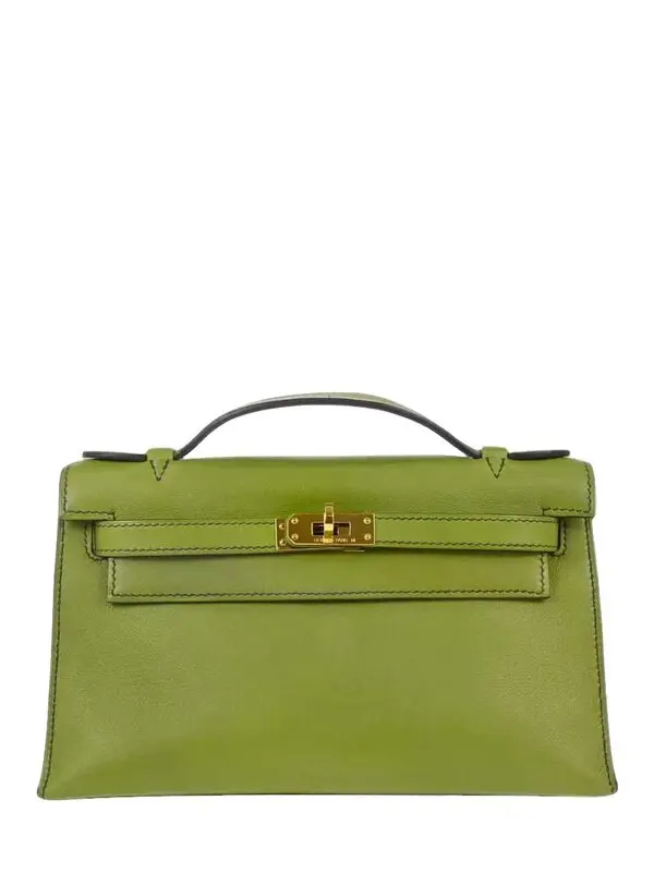 Hermès 2008 Kelly Pochette Handbag - Green