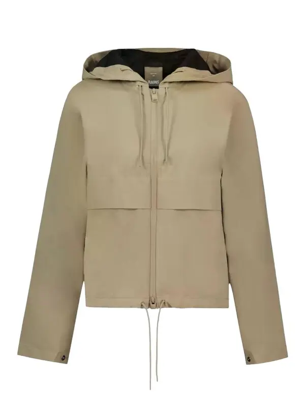 Rains Suva Hardshell Short String W Jacket - Neutrals