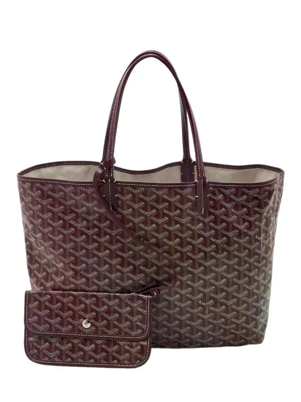 Goyard 2013 Pm Saint Louis Goyardine Tote Bag - Red