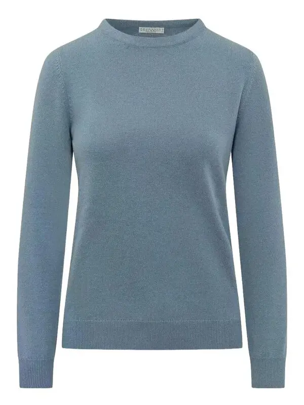 Brunello Cucinelli Fine-knit Cashmere Sweater - Blue