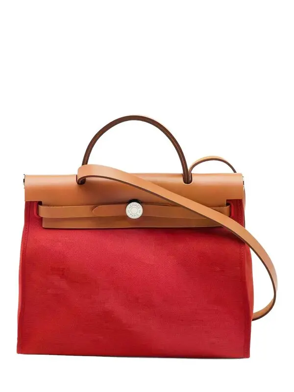 Hermès 2017 Herbag Zip 31 Shoulder Bag - Red