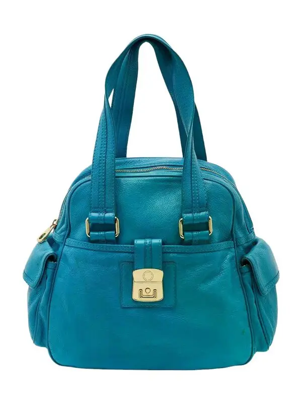 Marc Jacobs Leather Tote Bag - Blue
