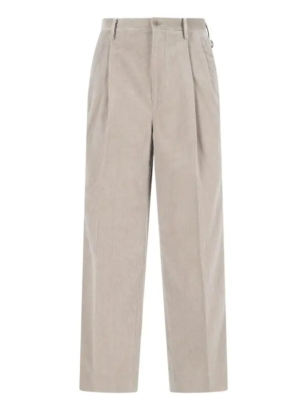 Paul Smith Velvet Trousers - Cream