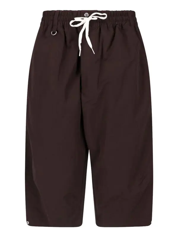 Y3 X Wales Bonner Sweatpants - Brown