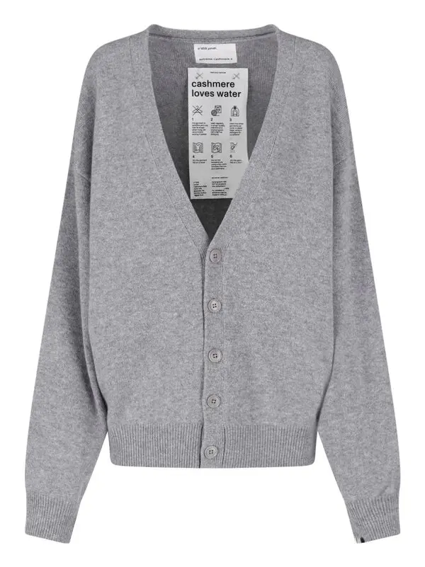 Extreme Cashmere Cashmere Cardigan "jonah - Gray