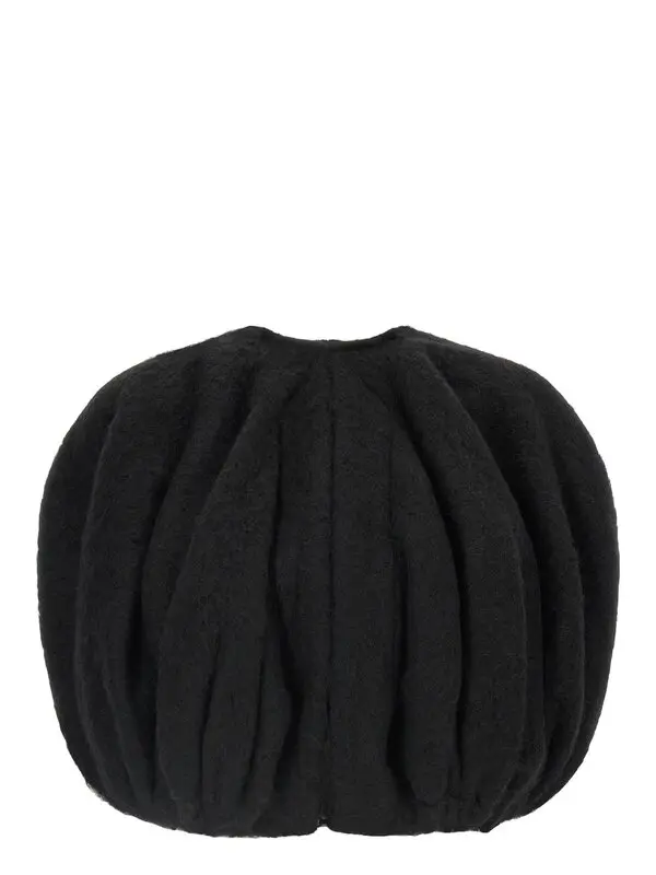 Rick Owens Temple Bubble Cropped' Cape - Black